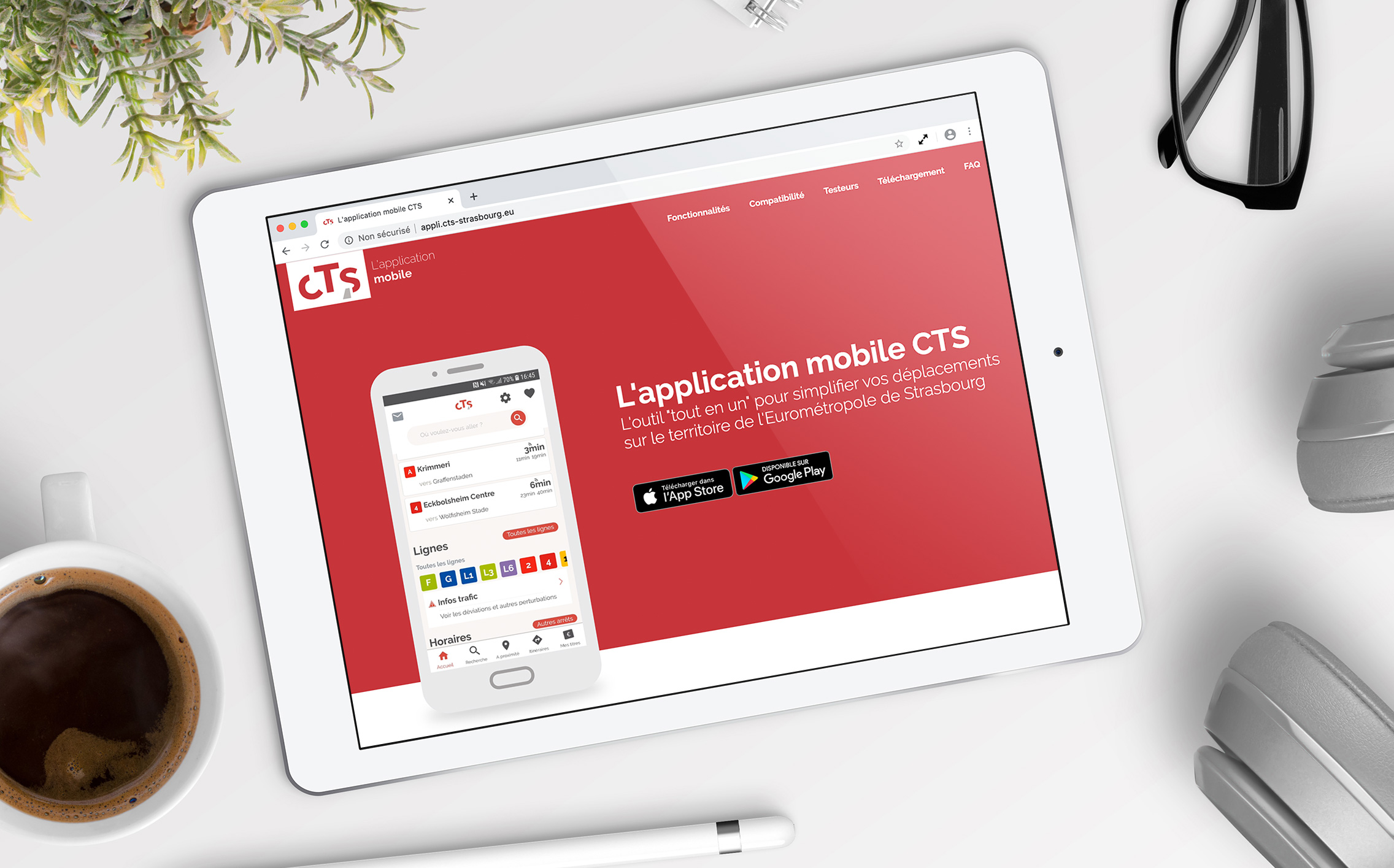 Lancement de la nouvelle application mobile CTS × Agence Dagré
